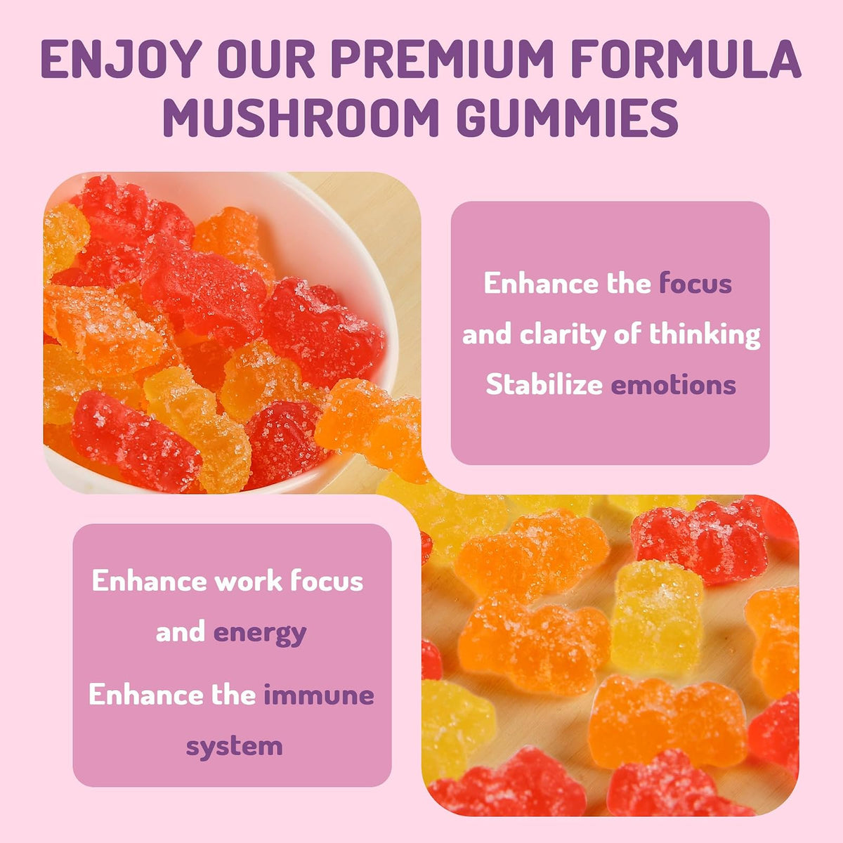 vegan ashwagandha mushroom gummies
