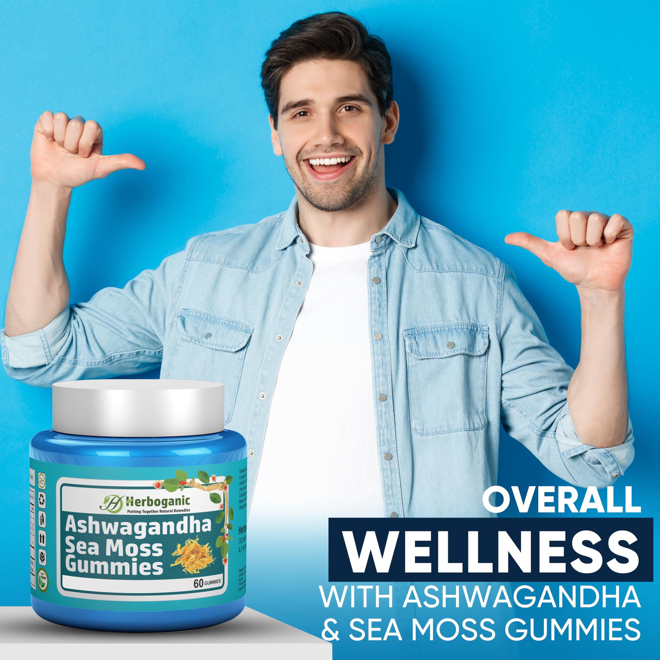 vegan ashwagandha sea moss gummies