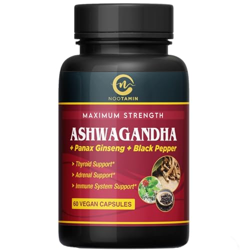vegan ashwagandha supplement with ginseng