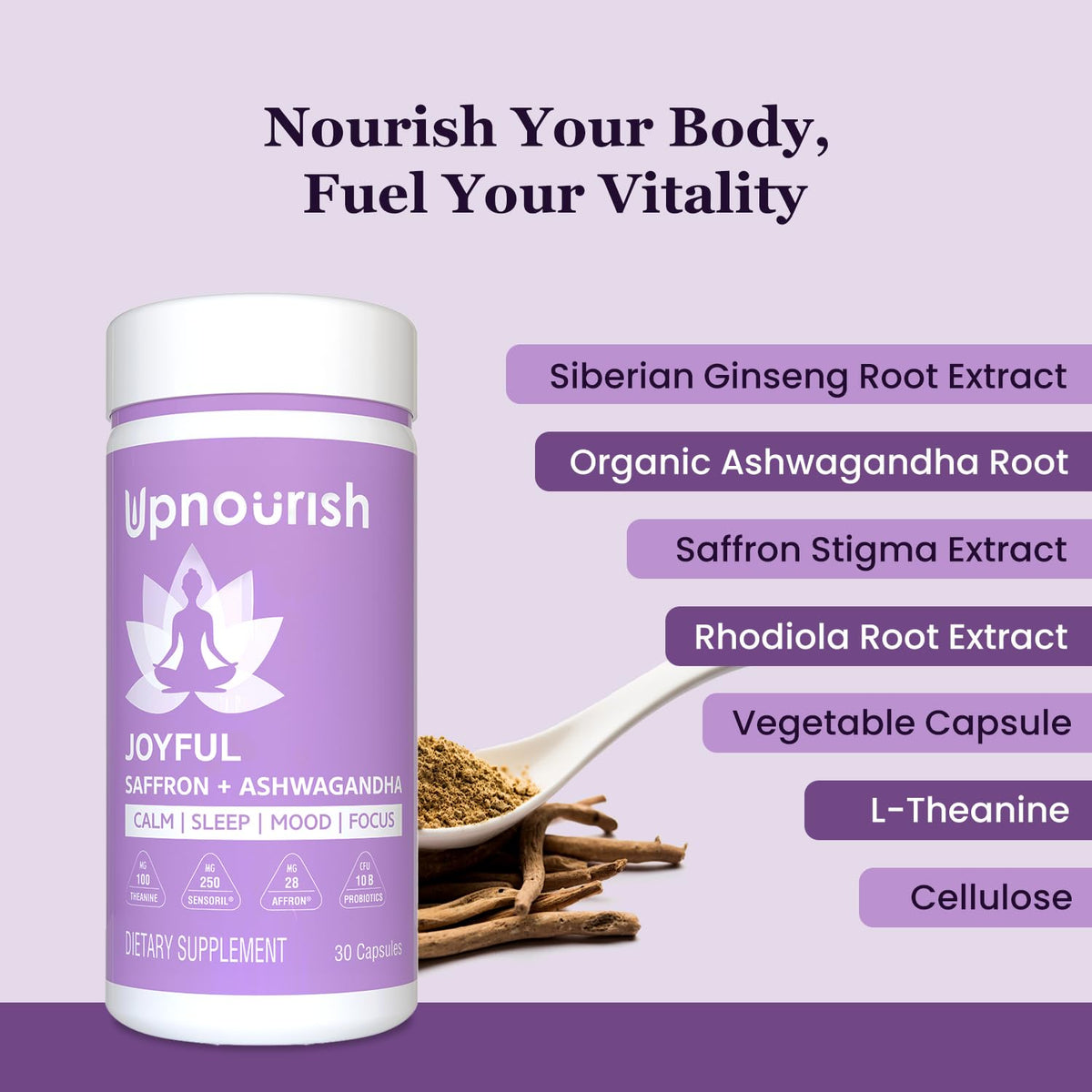 vegan ashwagandha with saffron benefits