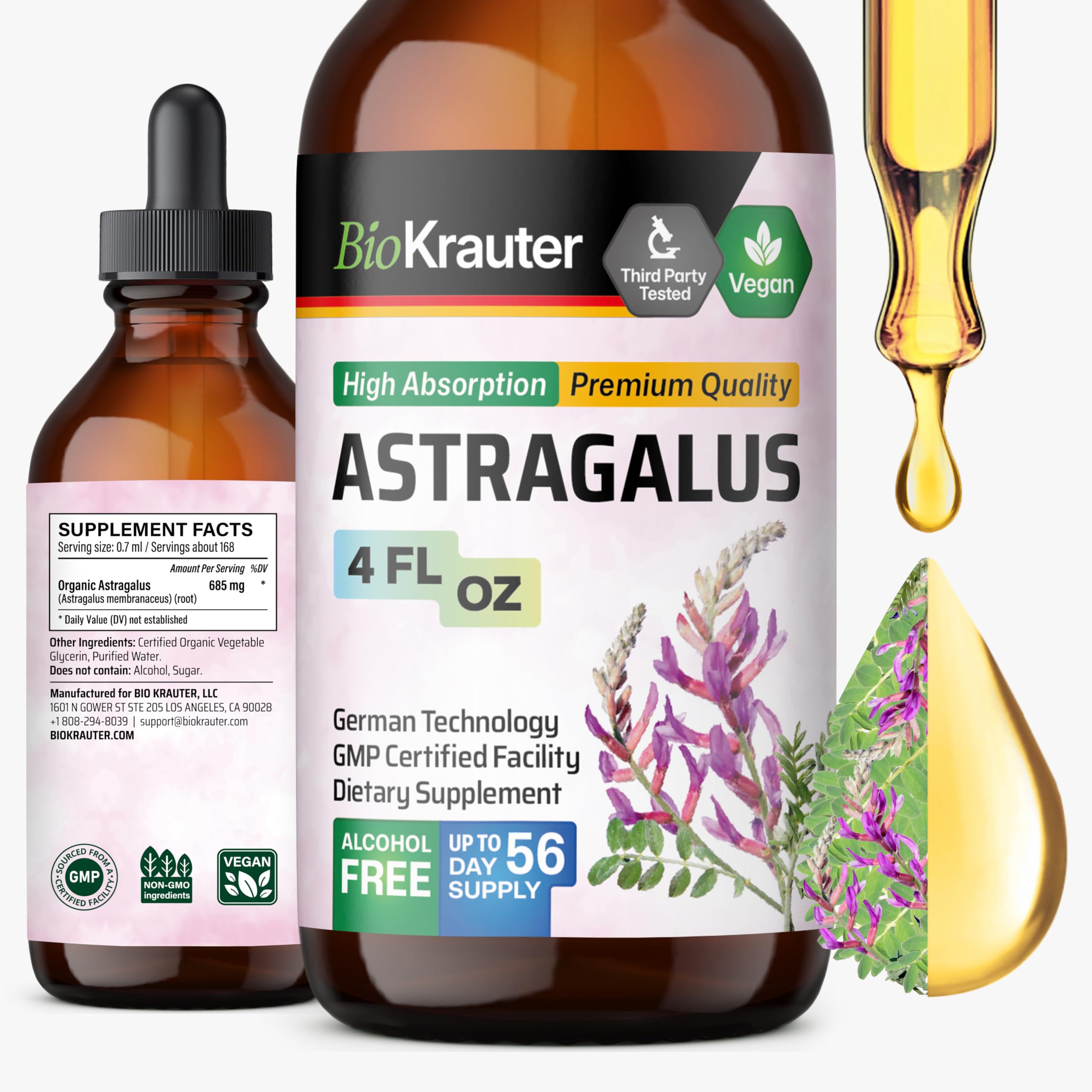 vegan astragalus root liquid extract