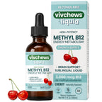 Vegan B12 liquid drops for energy