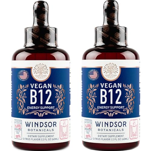 Vegan B12 liquid supplement 5000 mcg