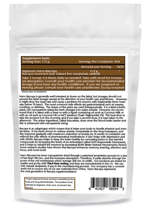 vegan bacopa monnieri extract