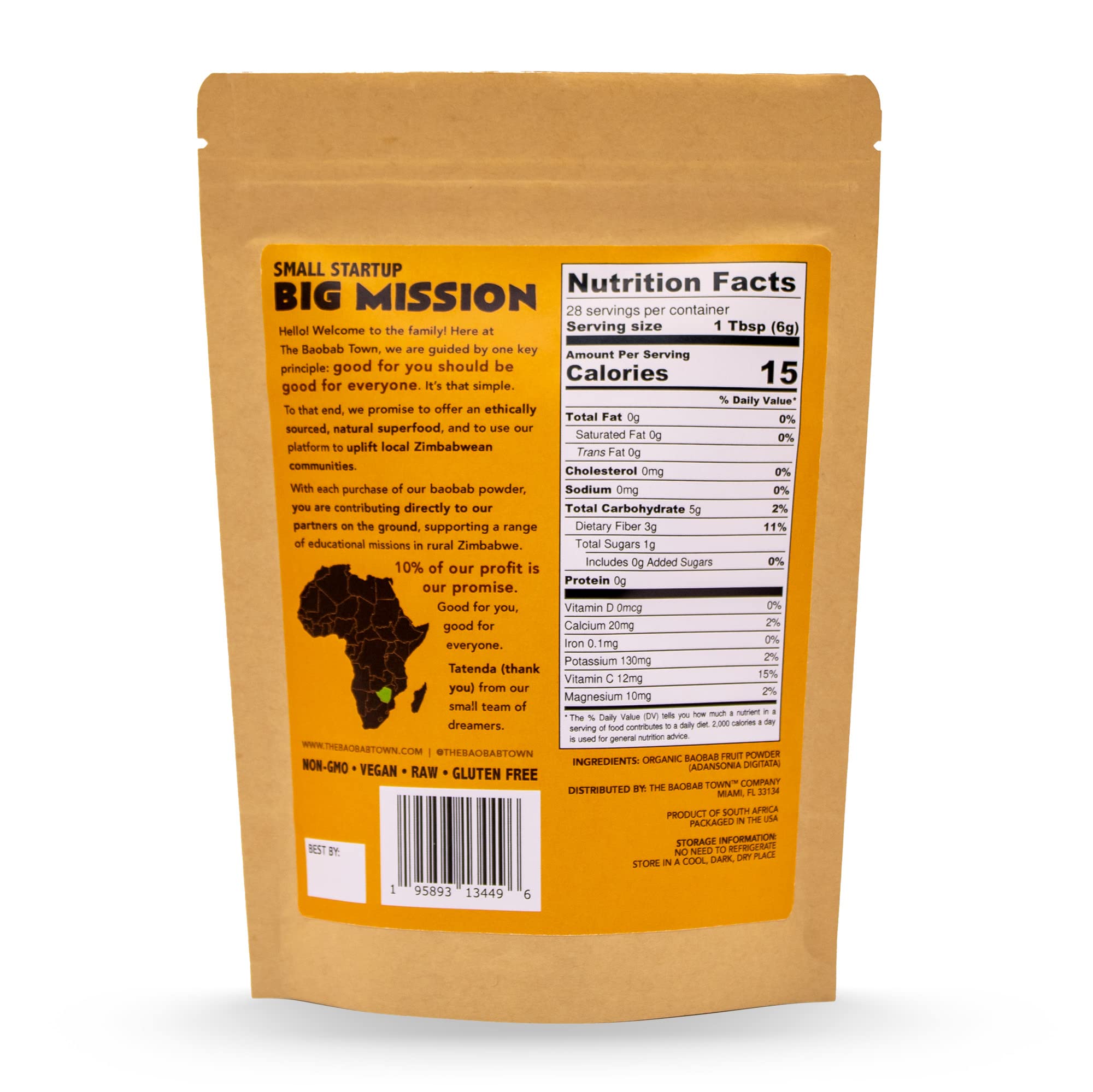 vegan baobab powder for health