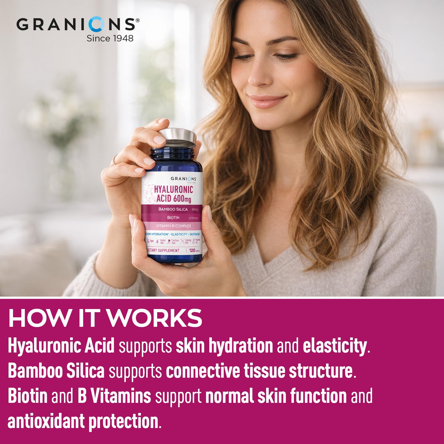 vegan beauty supplement hyaluronic acid