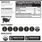 Vegan beet root energy drink