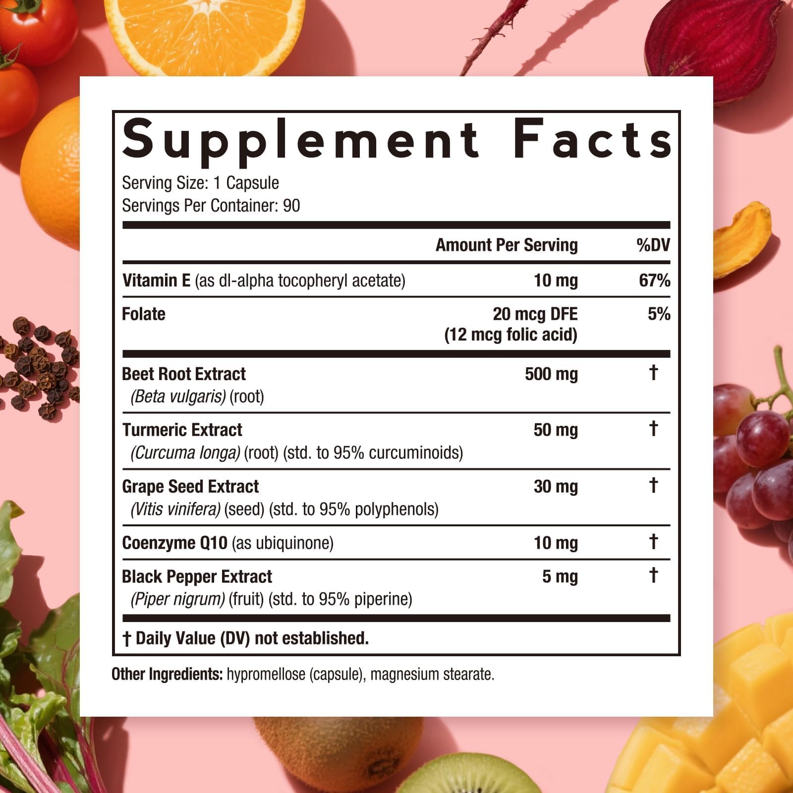vegan beet root extract capsules
