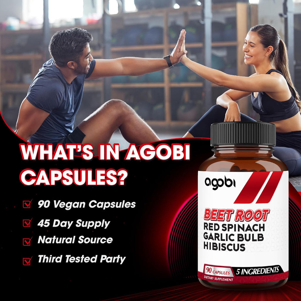 vegan beet root supplement capsules