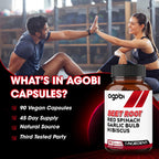 vegan beet root supplement capsules