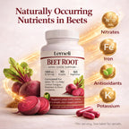 Vegan beetroot capsules for daily wellness