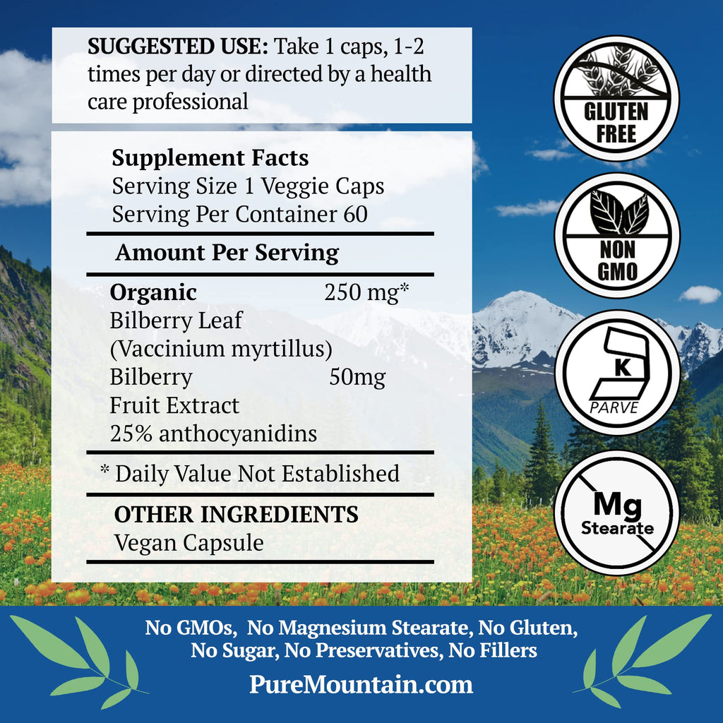 vegan bilberry supplement for wellness