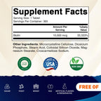vegan biotin for healthy hair