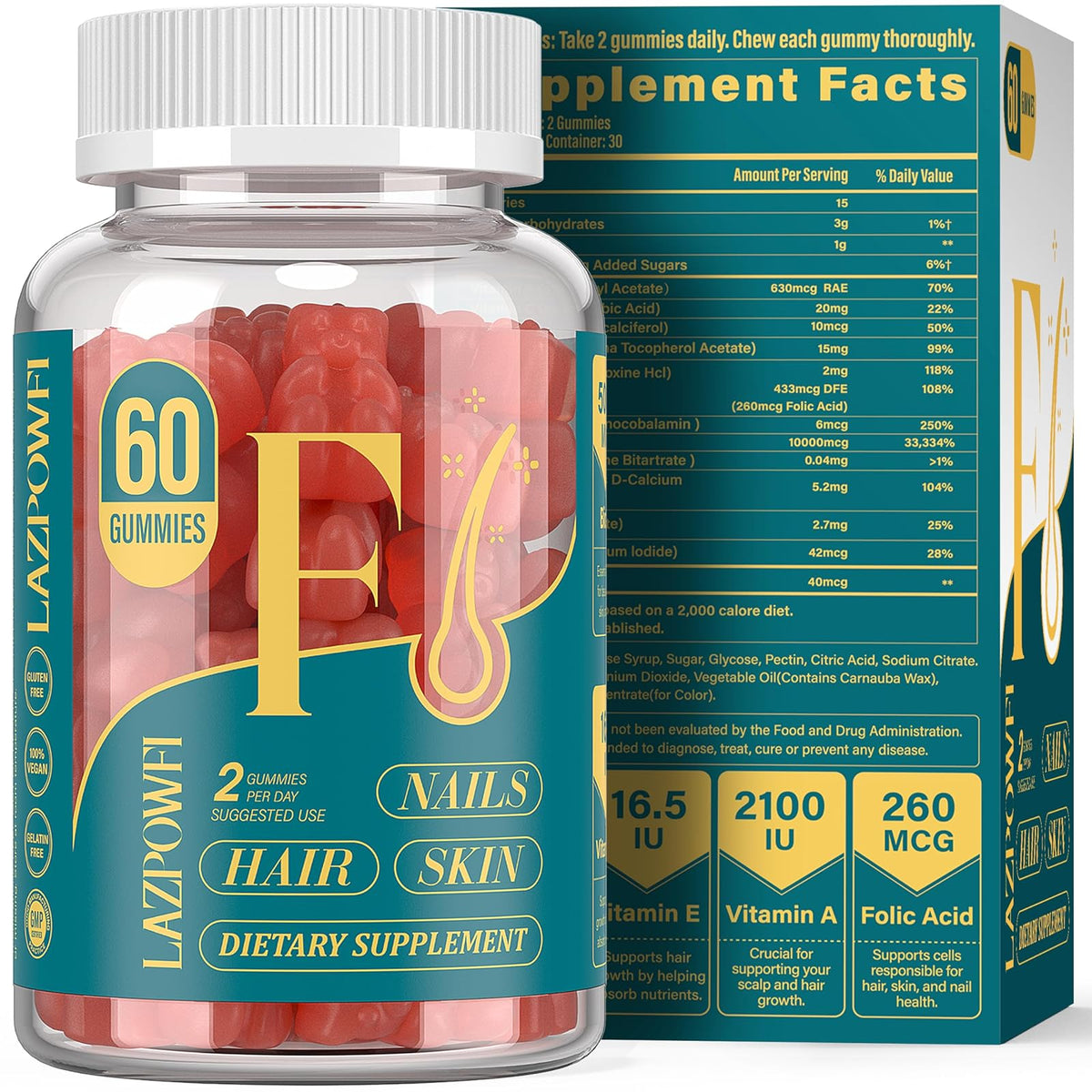 vegan biotin gummies for hair