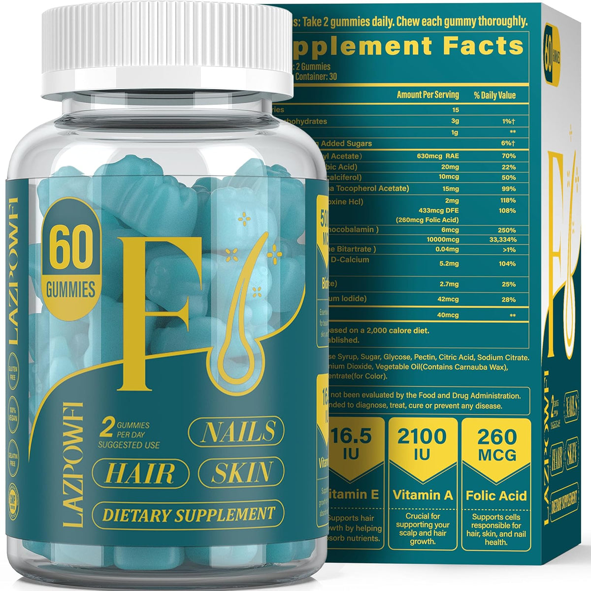 vegan biotin gummies for hair