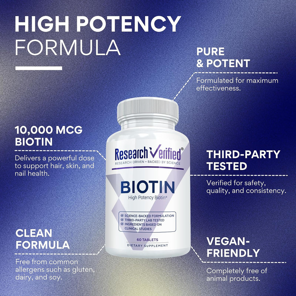 vegan biotin tablets for hair