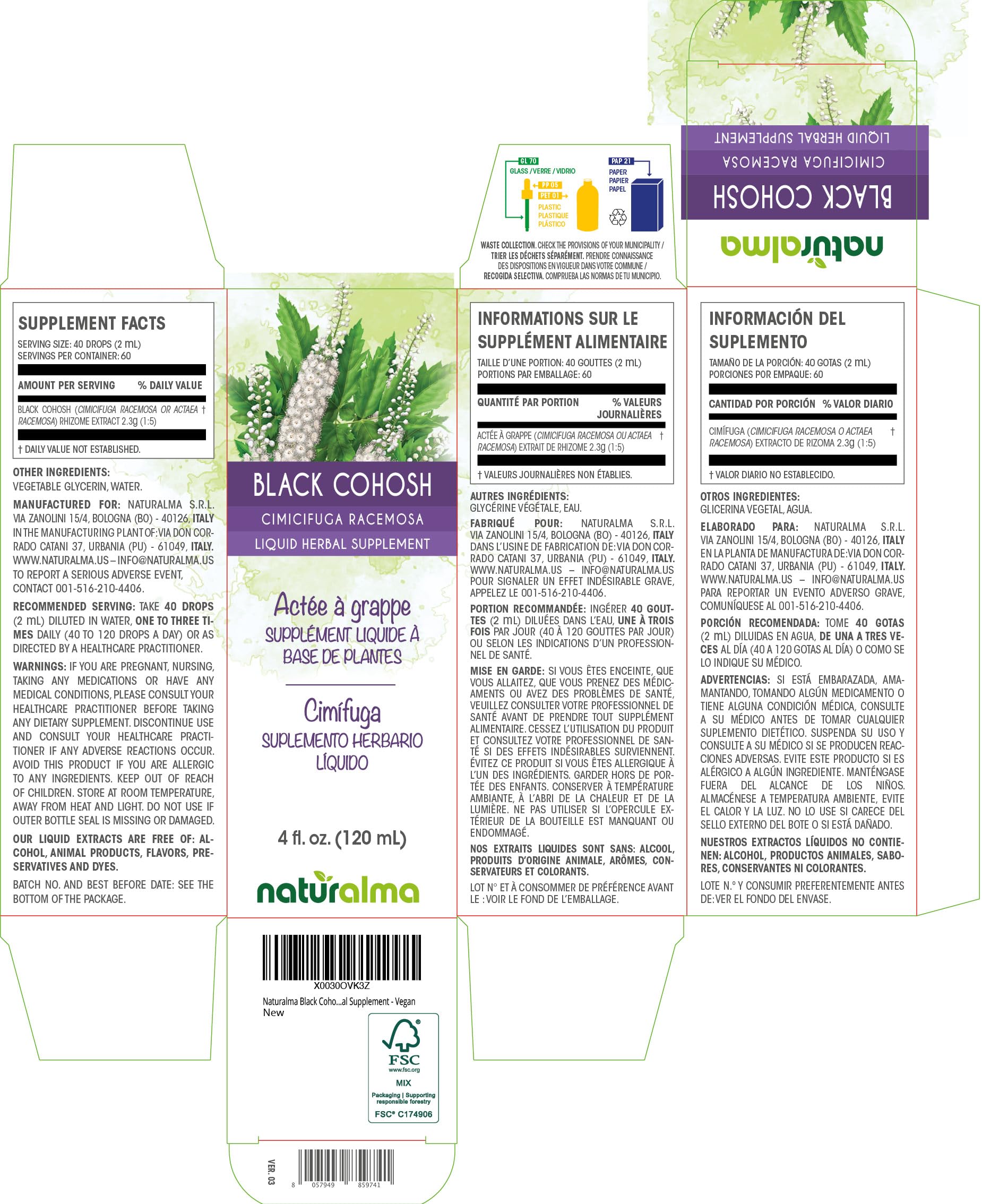 vegan black cohosh extract for women