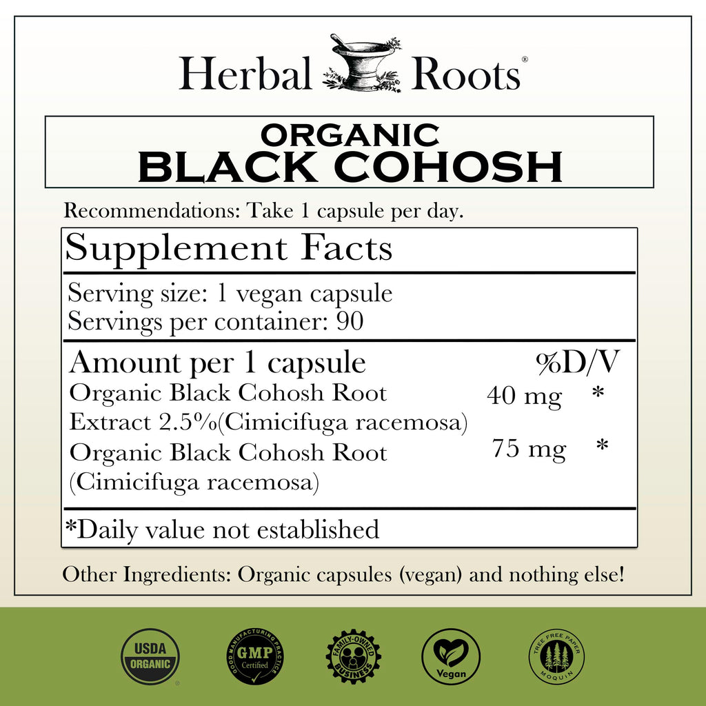 vegan black cohosh for hot flashes
