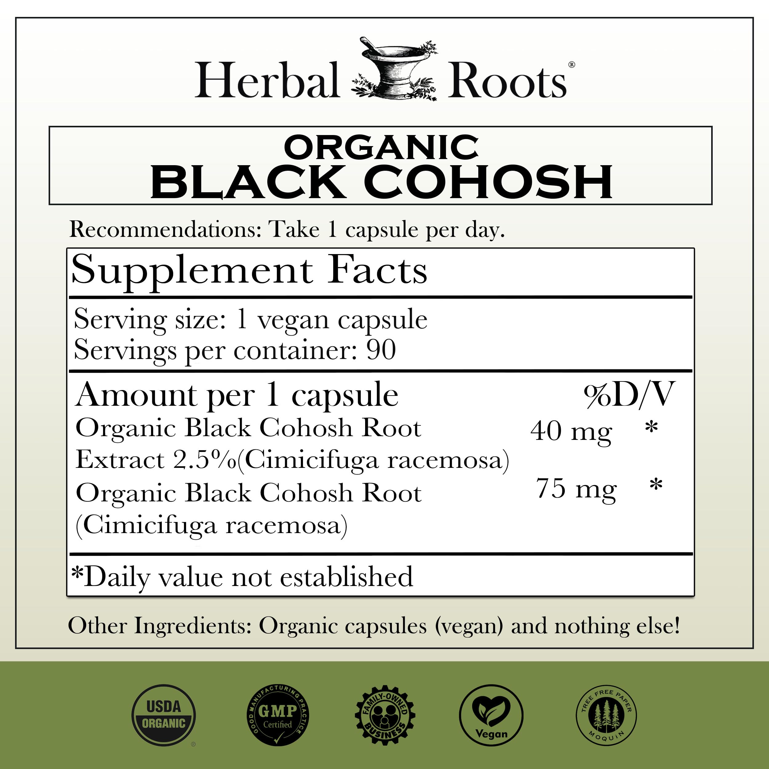 vegan black cohosh for hot flashes