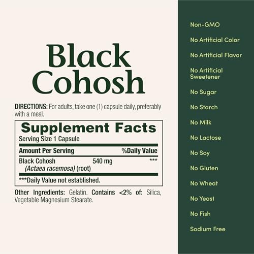 vegan black cohosh herbal remedy