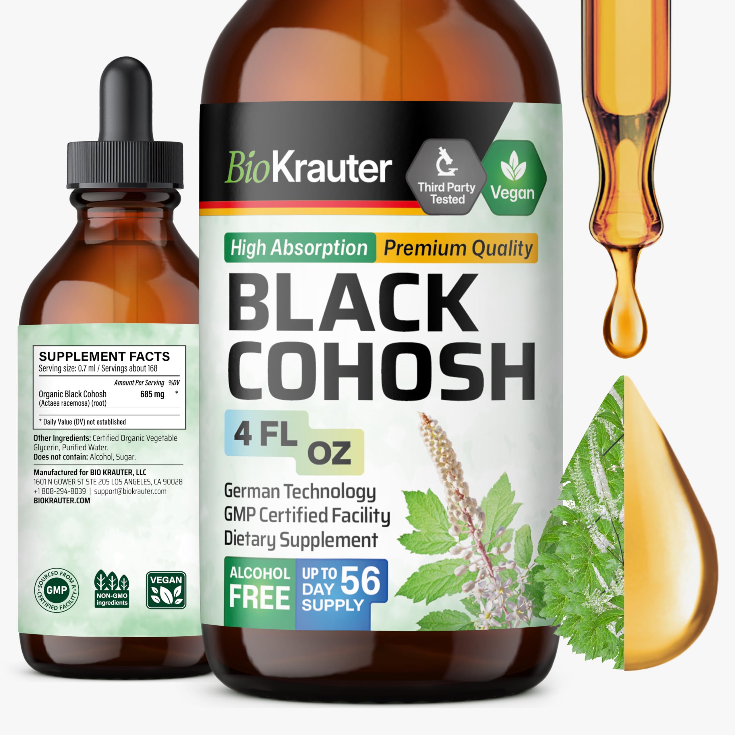vegan black cohosh menopause support