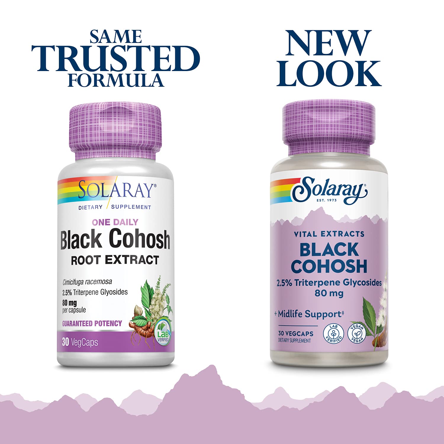 vegan black cohosh supplement capsules