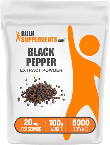 Vegan black pepper supplement for health