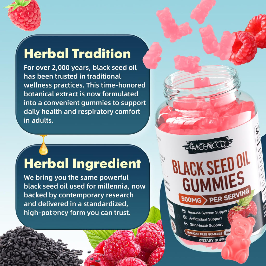 vegan black seed oil gummies
