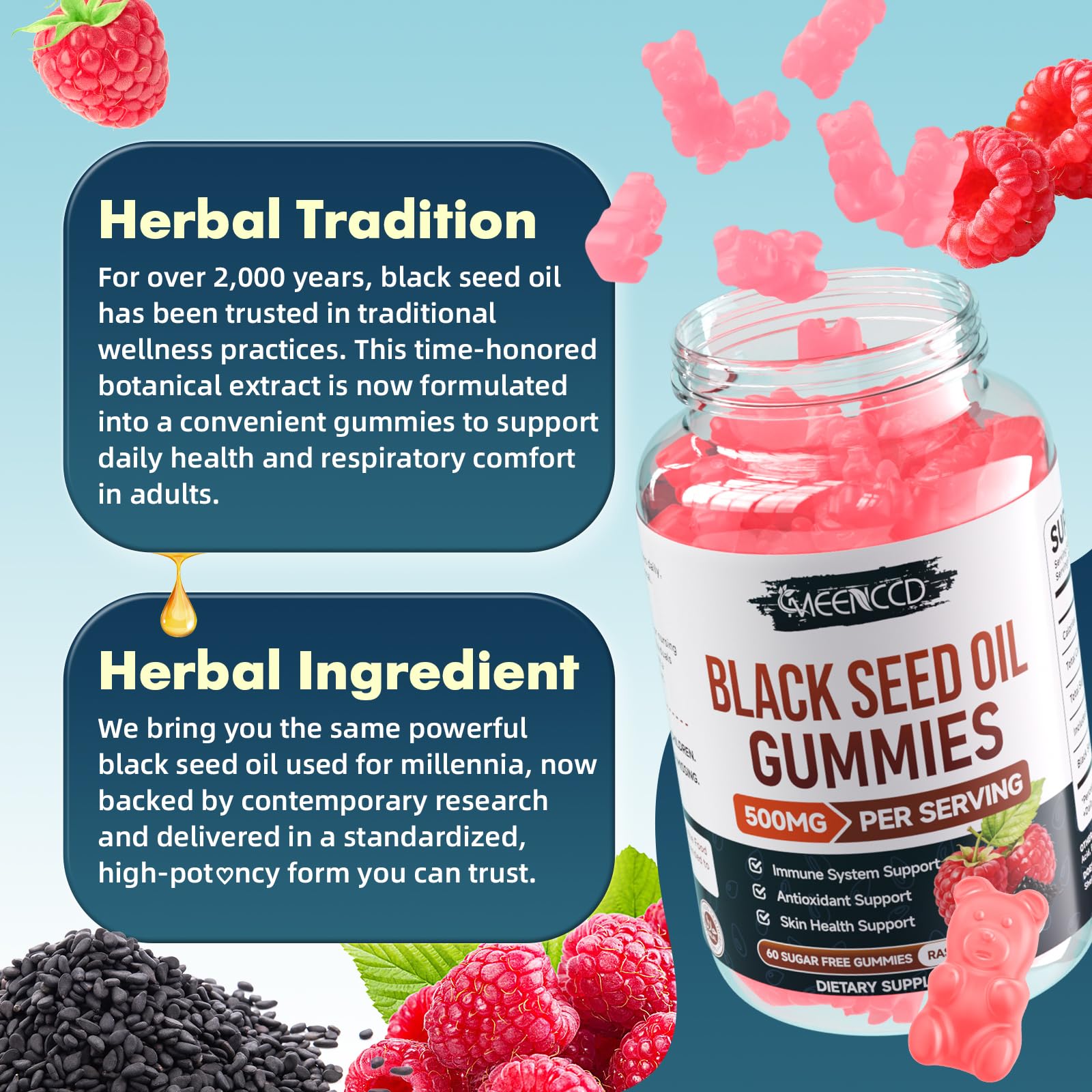 vegan black seed oil gummies