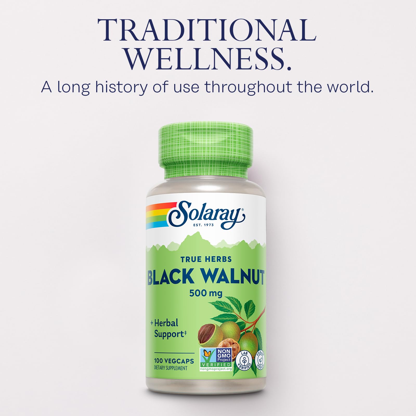vegan Black Walnut capsules for wellness