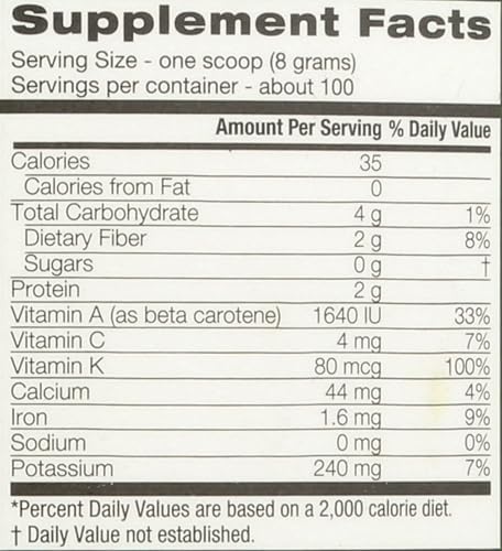vegan blended vitamin and mineral powder