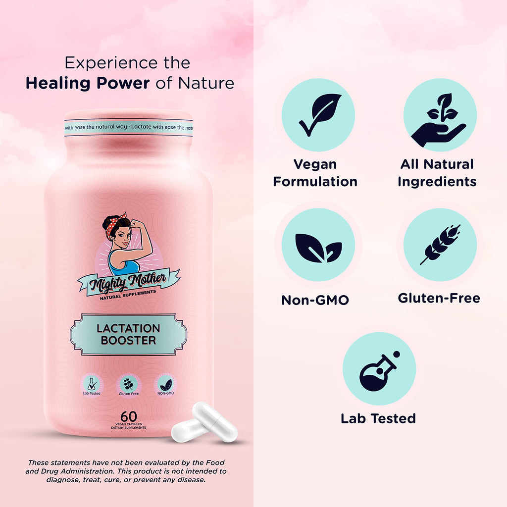 Vegan blended vitamin capsules for mothers