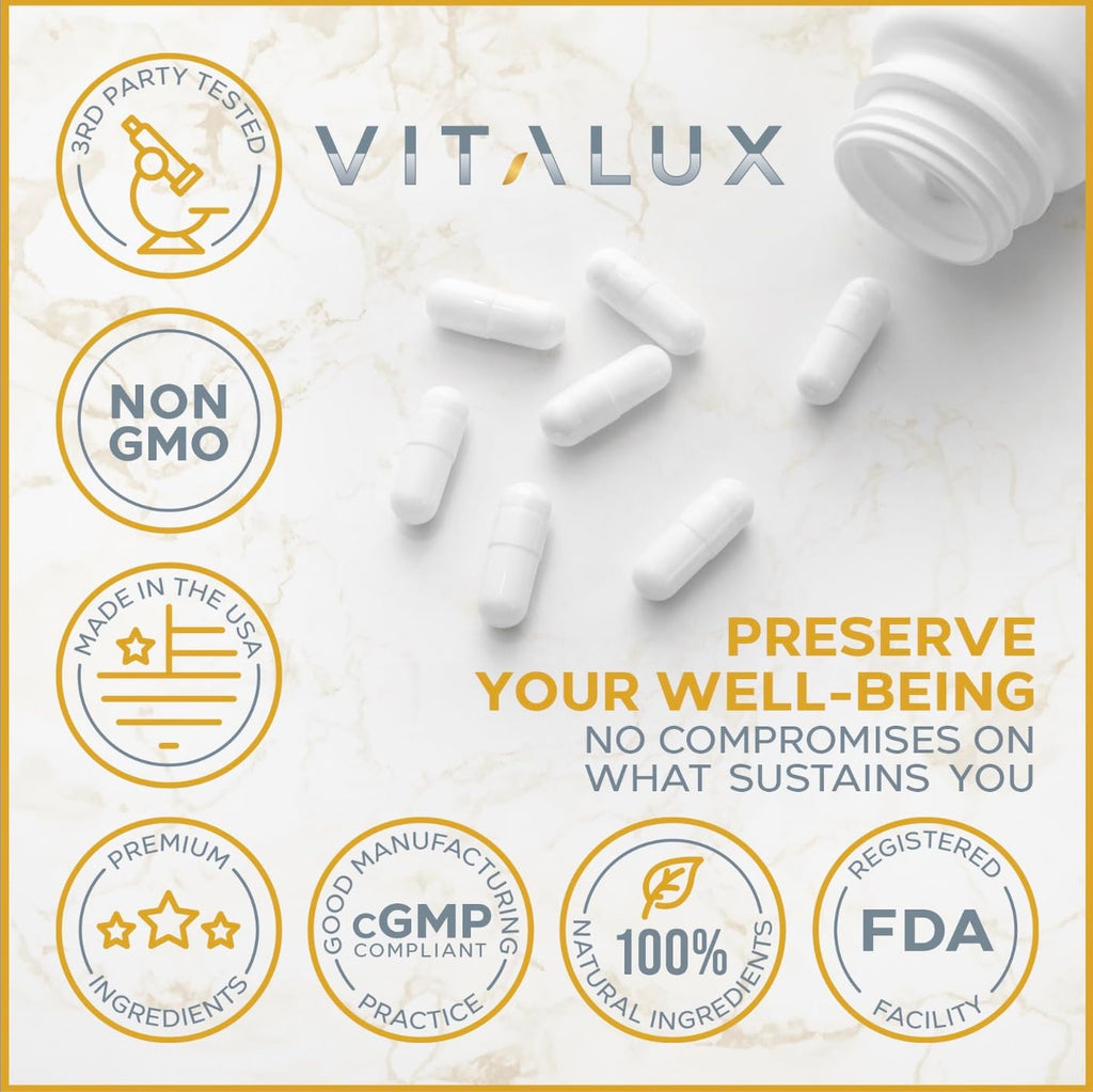 Vegan blended vitamin & mineral supplements by VITALUX