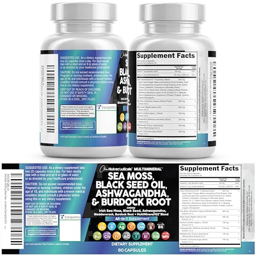 vegan blended vitamin & mineral supplements for daily nutrition