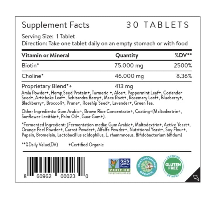vegan blended vitamin & mineral supplements for nails