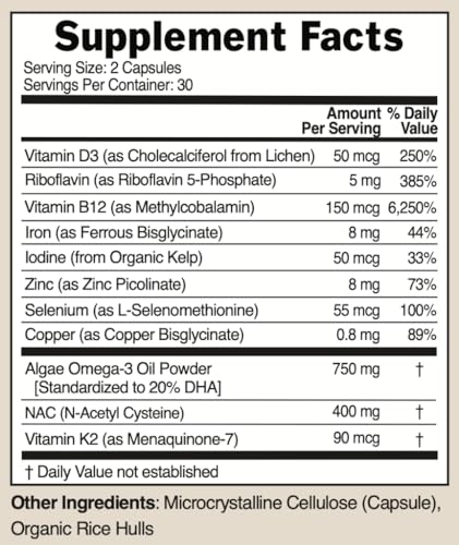 vegan blended vitamins for vitality