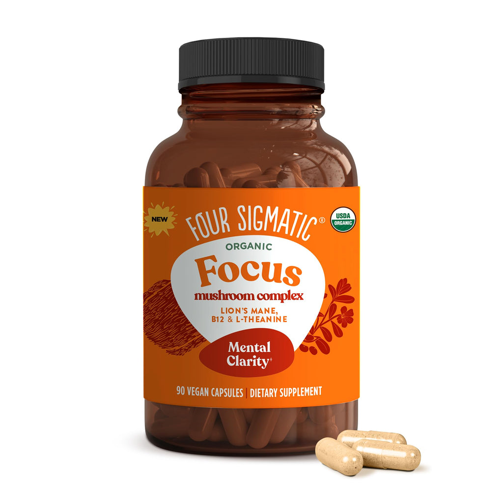 Vegan brain boosting mushroom supplement