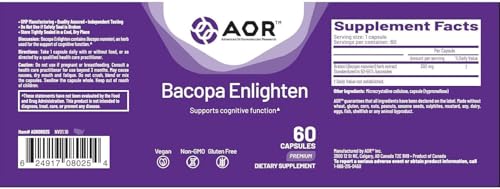 Vegan brain health support capsules