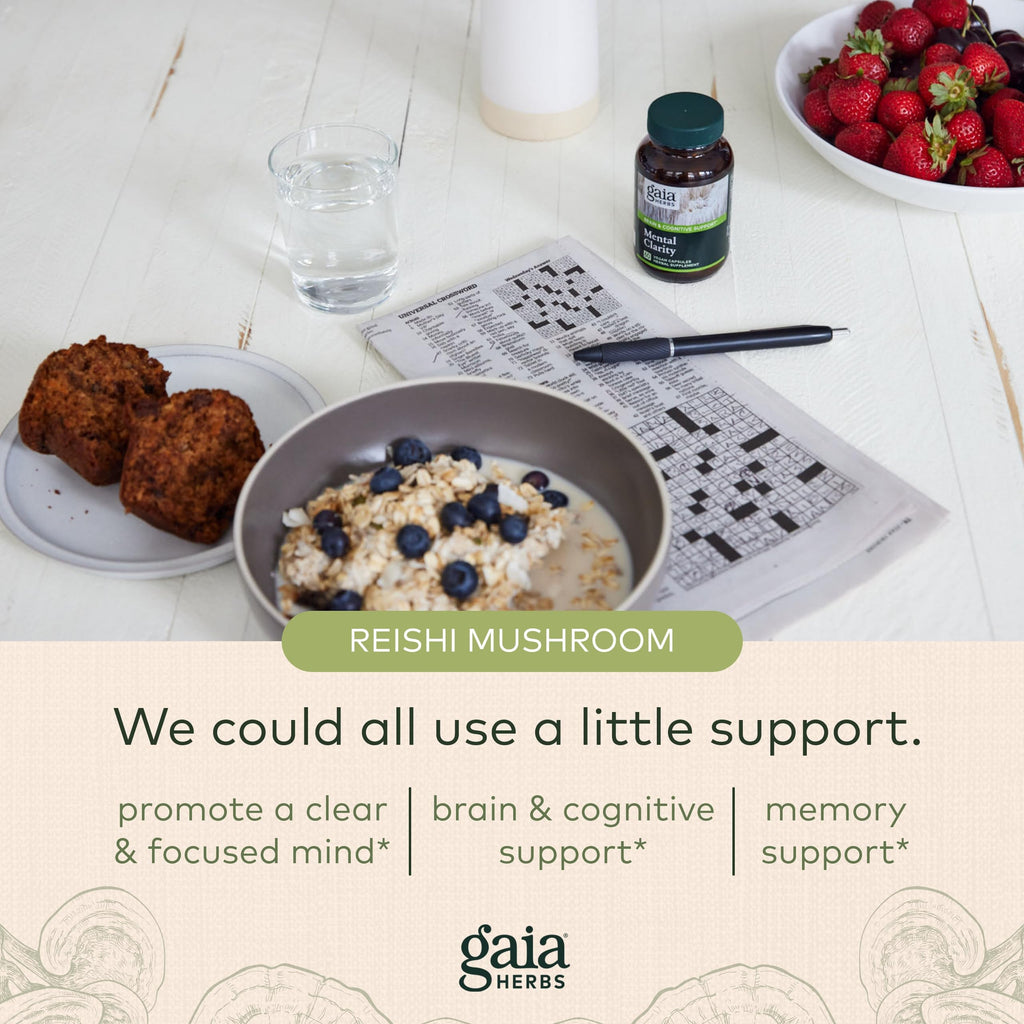 Vegan brain support with Gaia Herbs