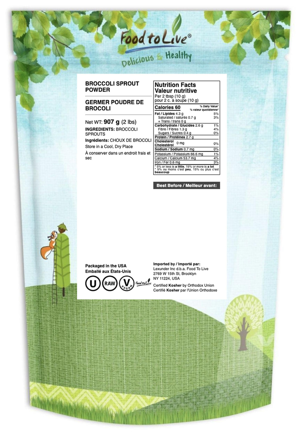 vegan broccoli sprout powder benefits