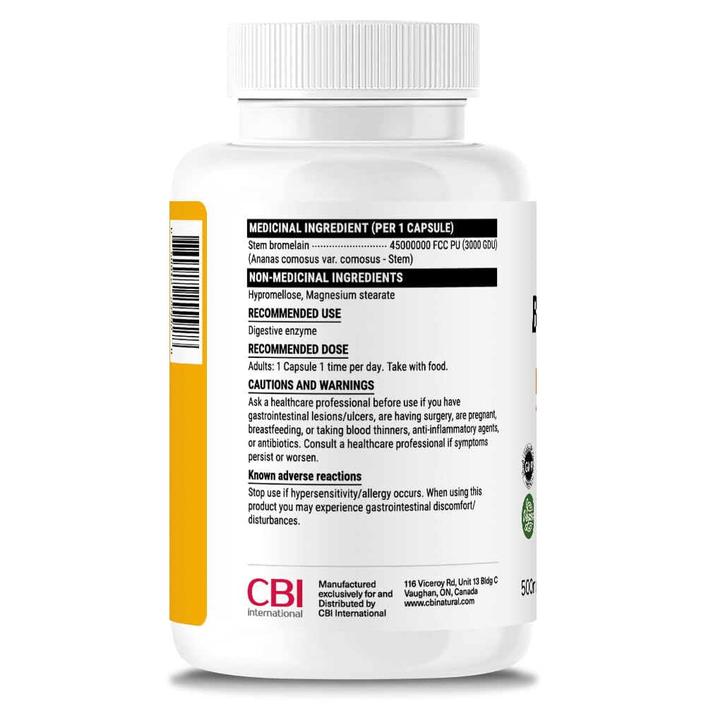 Vegan bromelain for digestion support