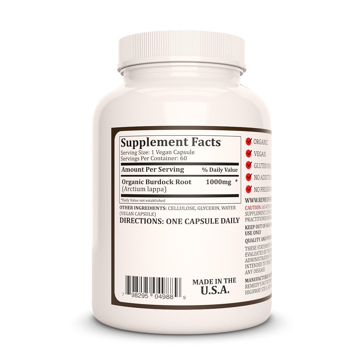 vegan burdock root for digestive health