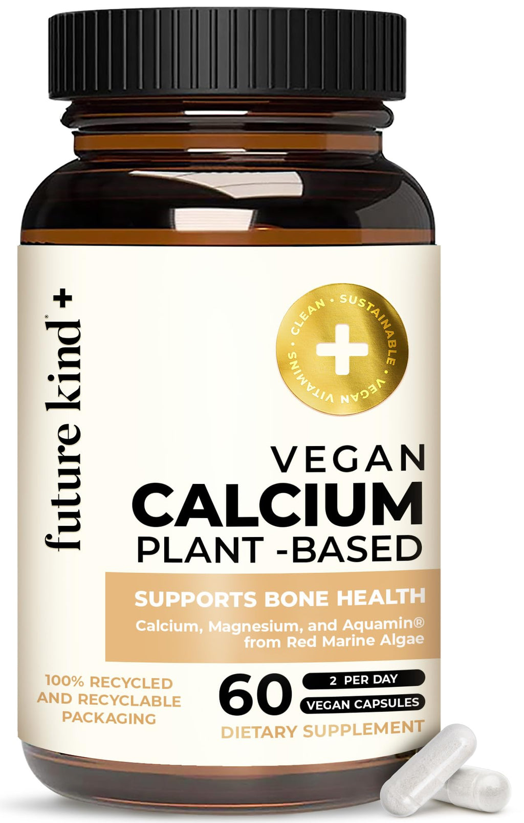 vegan calcium capsules for strong bones