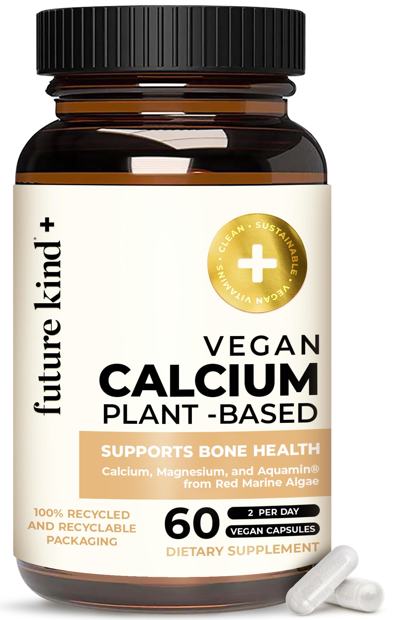 vegan calcium capsules for strong bones