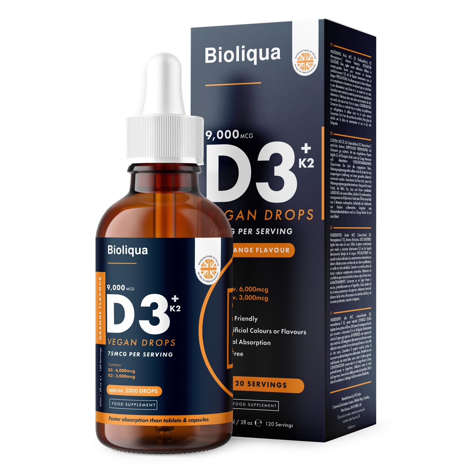 vegan calcium liquid drops