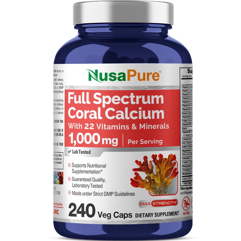 Vegan calcium supplement with minerals