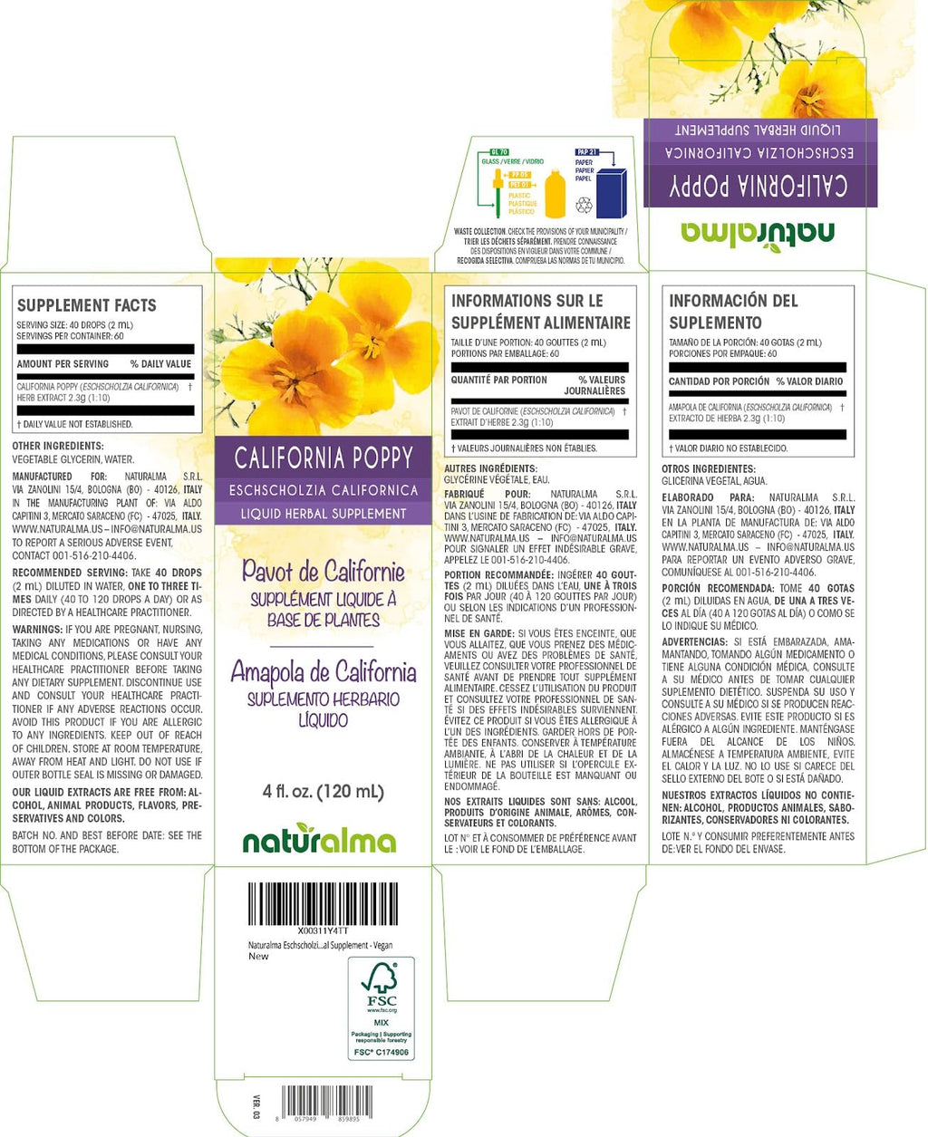 vegan California poppy extract