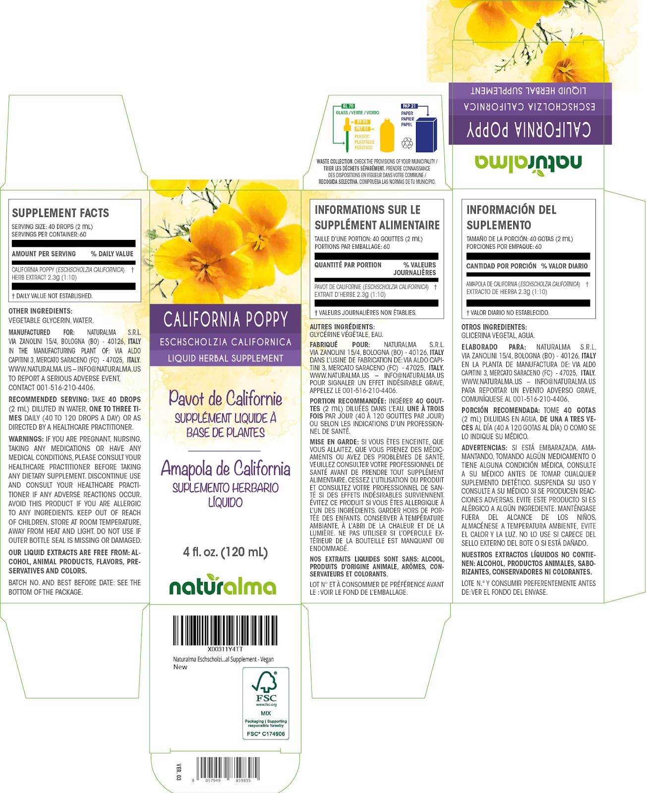 vegan California poppy extract
