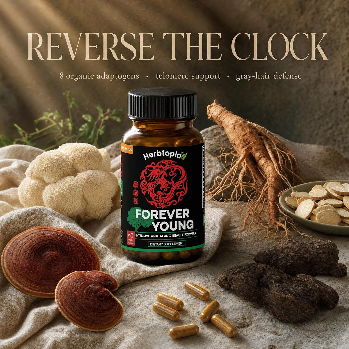 Vegan caps for natural wellness