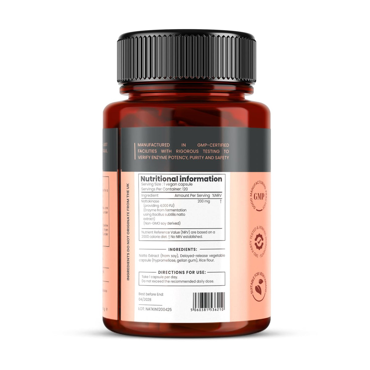 Vegan capsules for digestive support